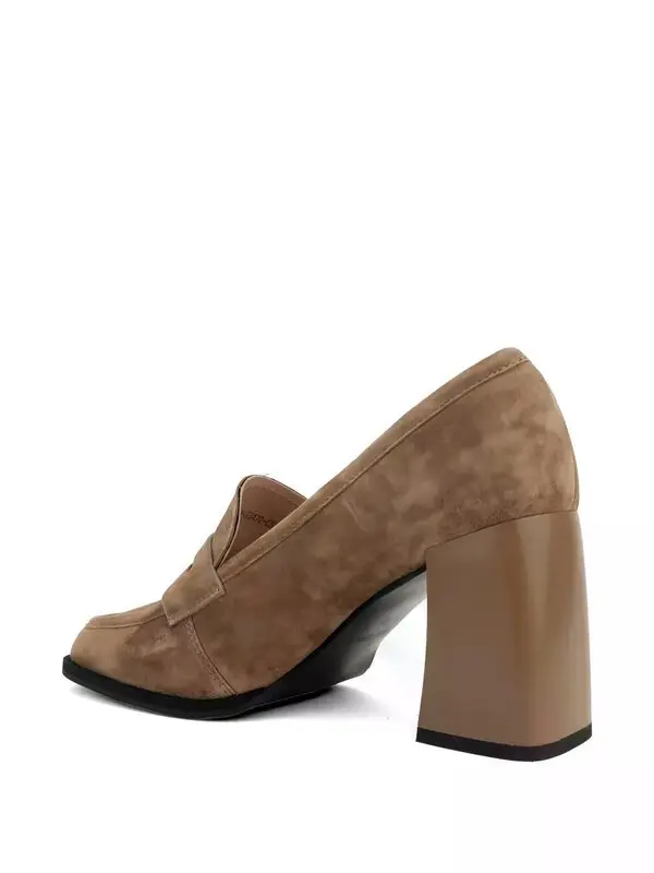 LINDA BAUMANN Block Heel Loafers
