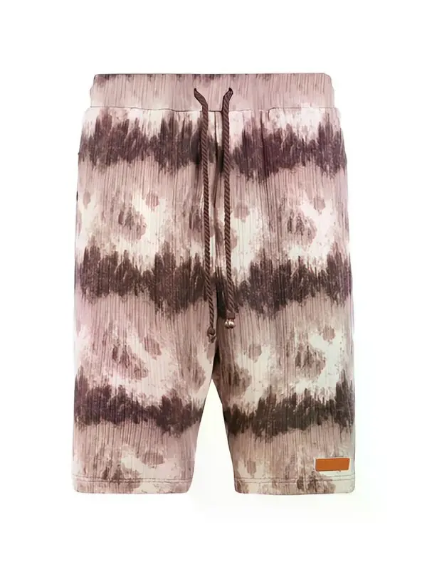 MAISON HIDEOUT Knit Cloud Pattern Shorts