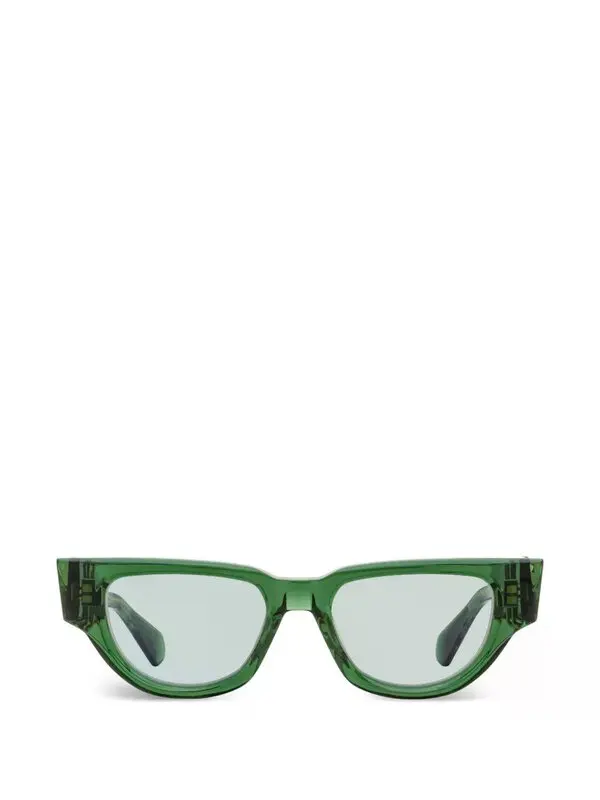 Valentino Garavani V-due Oversized Square Sunglasses - Green