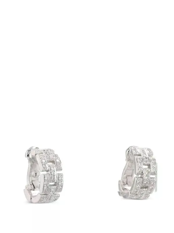 Cartier Diamond Hoop Earrings
