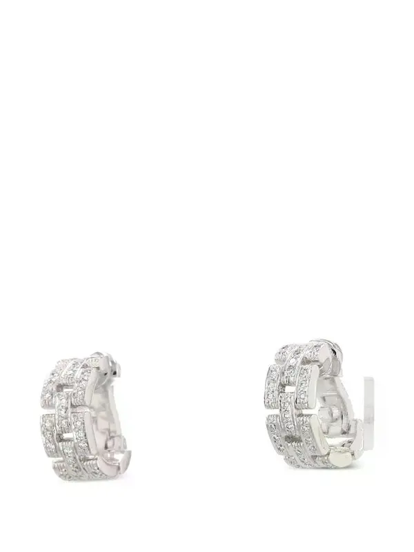Cartier Diamond Hoop Earrings