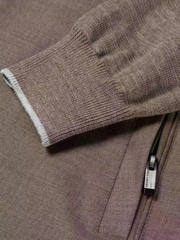 Paul & Shark Zipped Jacket - Brown