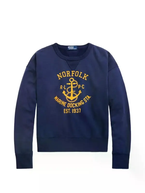 Polo Ralph Lauren Graphic Print Sweatshirt - Blue
