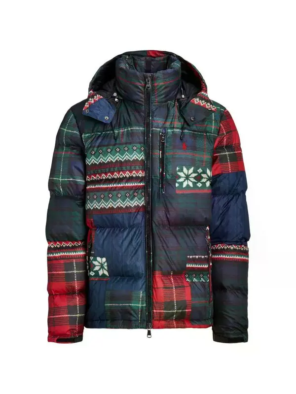Polo Ralph Lauren The Gorham Patchwork-print Down Jacket