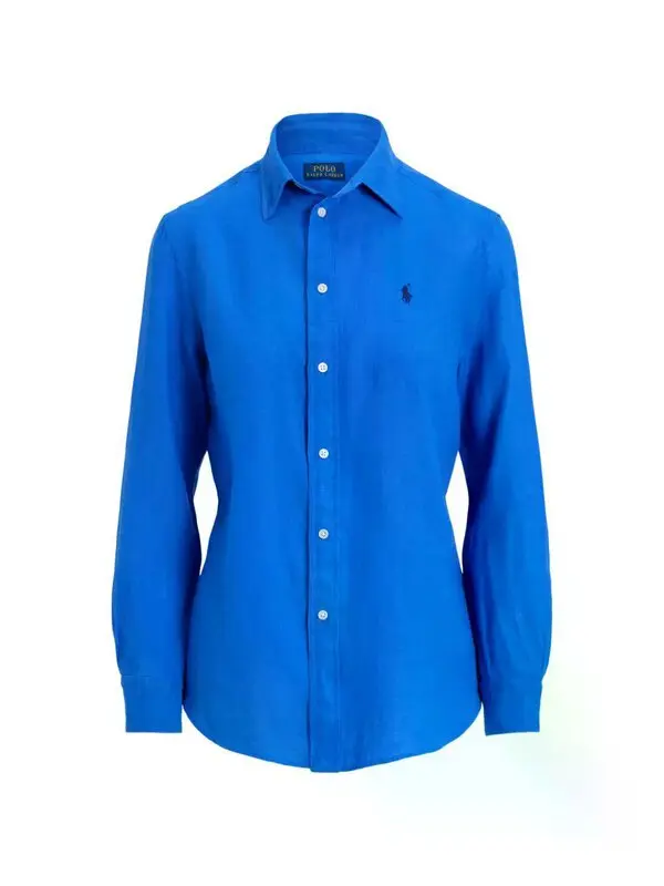 Polo Ralph Lauren Buttoned Logo Shirt - Blue