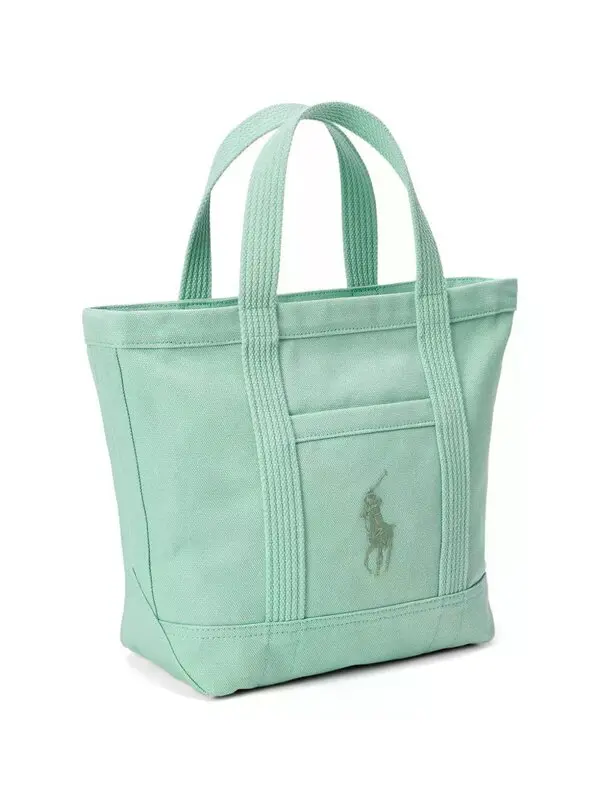 Polo Ralph Lauren Embroidered Logo Tote Bag - Green