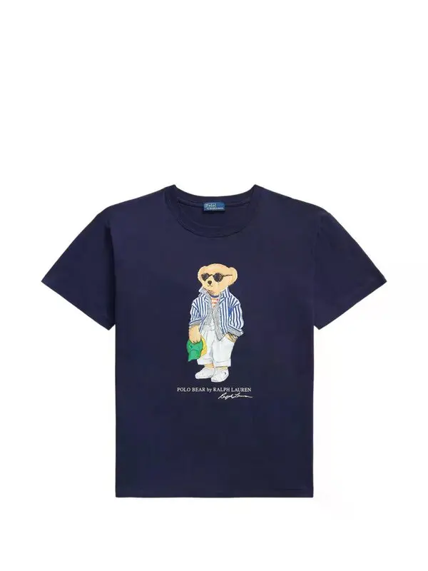 Polo Ralph Lauren Bear-print T-shirt - Blue