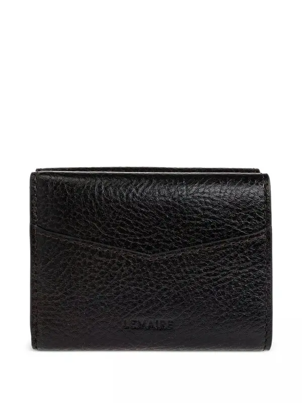 LEMAIRE Gear Trifold Wallet In Leather - Brown