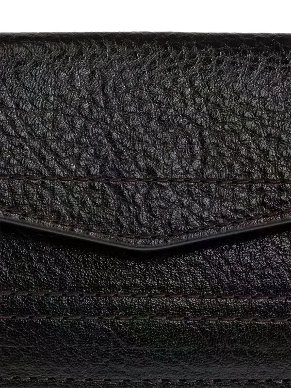 LEMAIRE Gear Trifold Wallet In Leather - Brown
