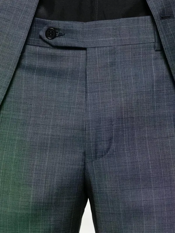 Canali Double-breasted Pinstripe Suit - Blue