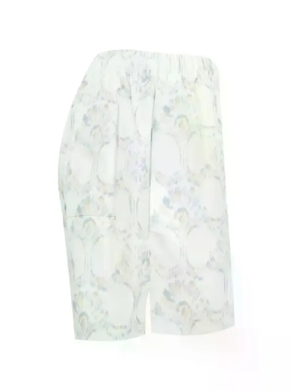 WALES BONNER Printed Sunday Shorts - White