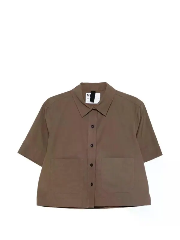 MARGARET HOWELL Pocket Cropped Shirt