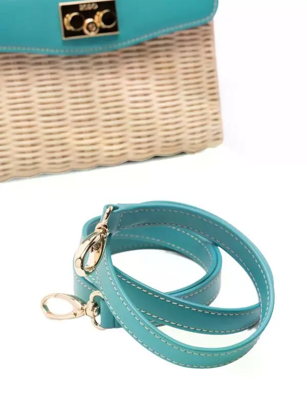 Rodo Wicker Tote Bag - Neutrals