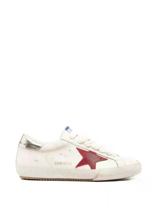 GOLDEN GOOSE Super-star Leather Sneakers - White