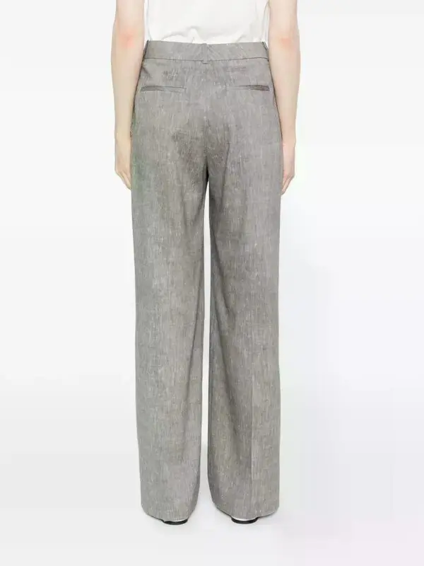 Peserico Pleated Trousers - Grey