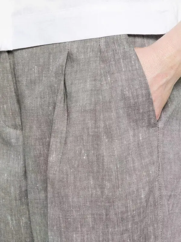 Peserico Pleated Trousers - Grey