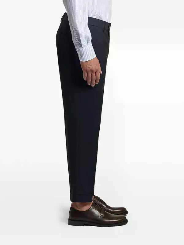 Peserico Wool Trousers - Blue