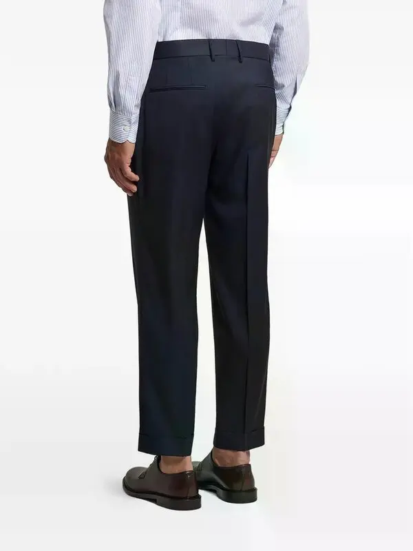 Peserico Wool Trousers - Blue