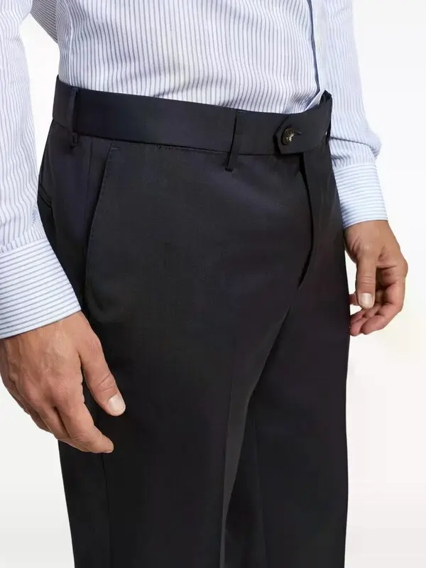 Peserico Wool Trousers - Blue