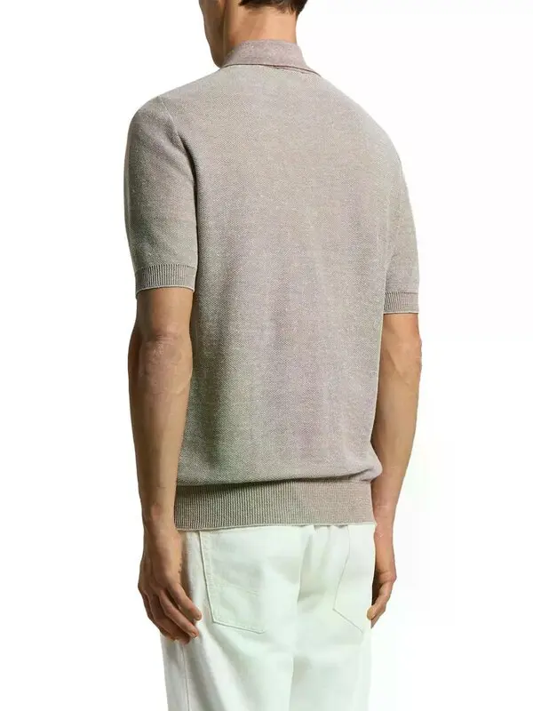 Peserico Half-zip Knitted Polo