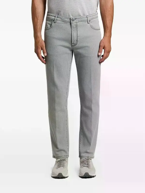 Peserico Five-pocket Style Jeans - Grey