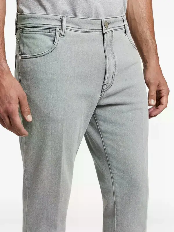 Peserico Five-pocket Style Jeans - Grey