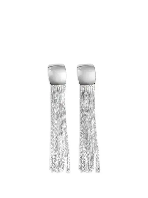 Federica Tosi Julie Long Earrings - Silver