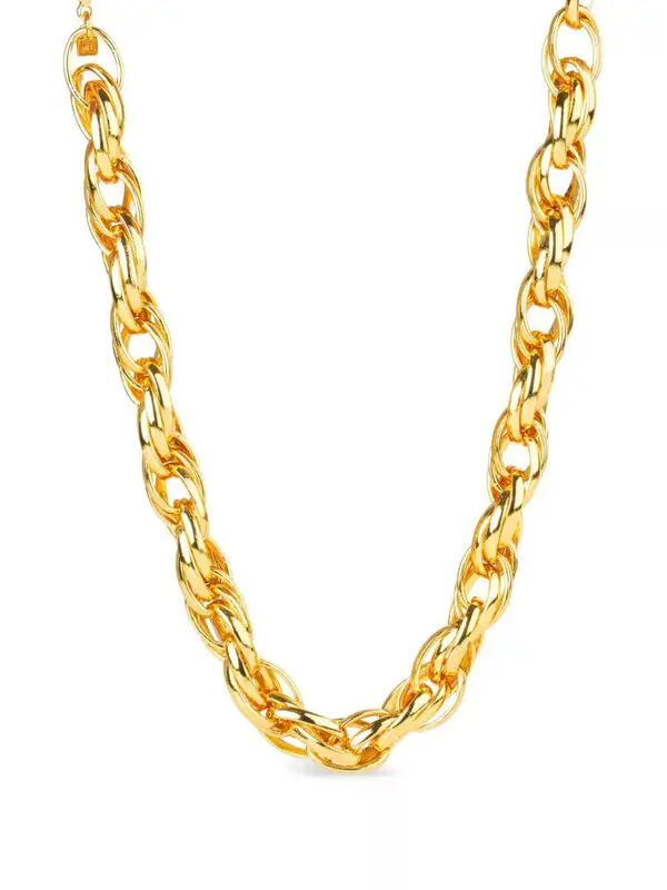 Federica Tosi Lace Rose Chain Necklace - Gold
