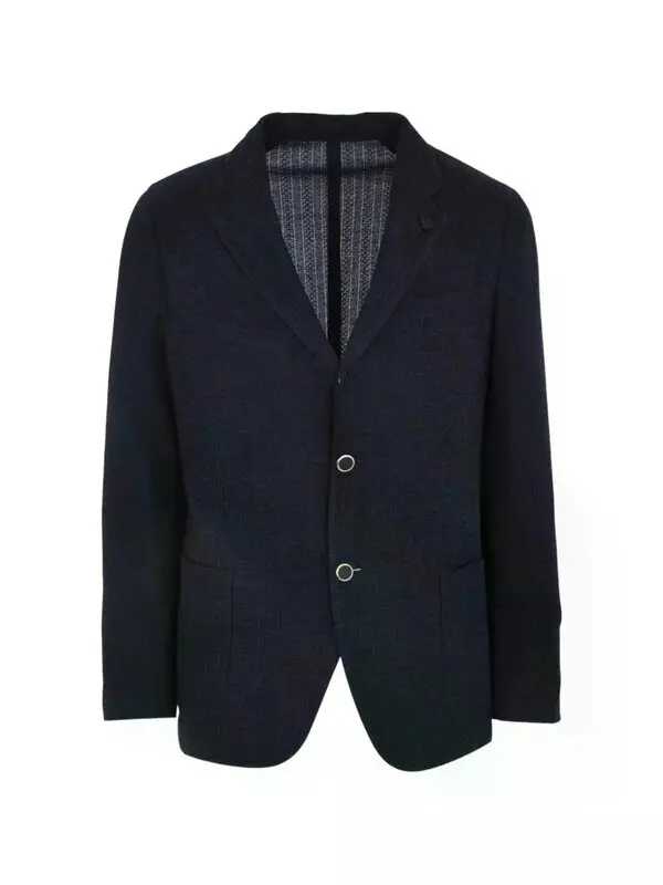 LARDINI Twobutton Liknit Jacket