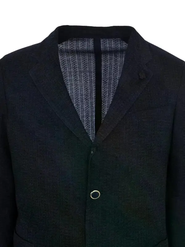 LARDINI Twobutton Liknit Jacket