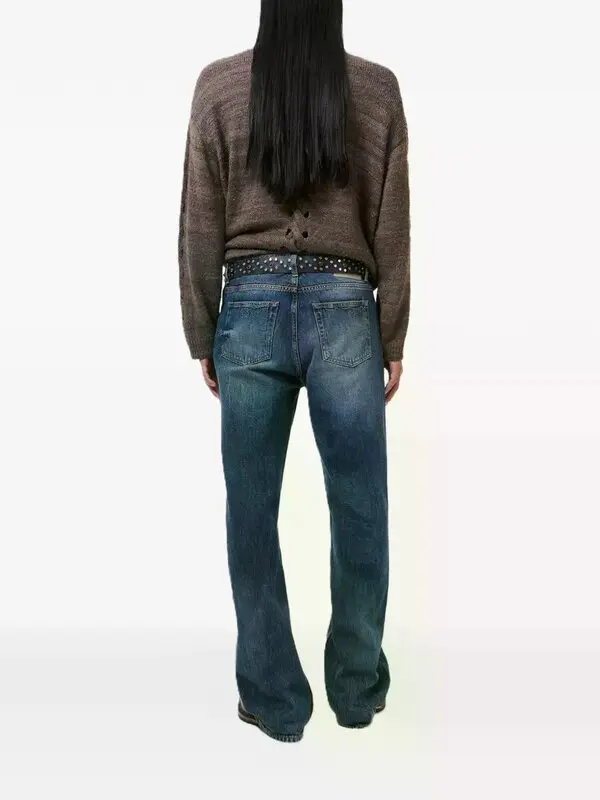 Our Legacy Carlson Cut Faded Trousers - Blue