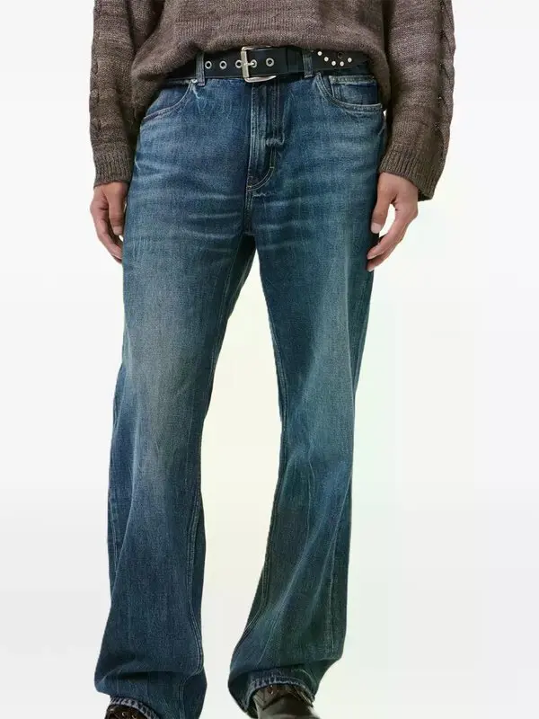 Our Legacy Carlson Cut Faded Trousers - Blue