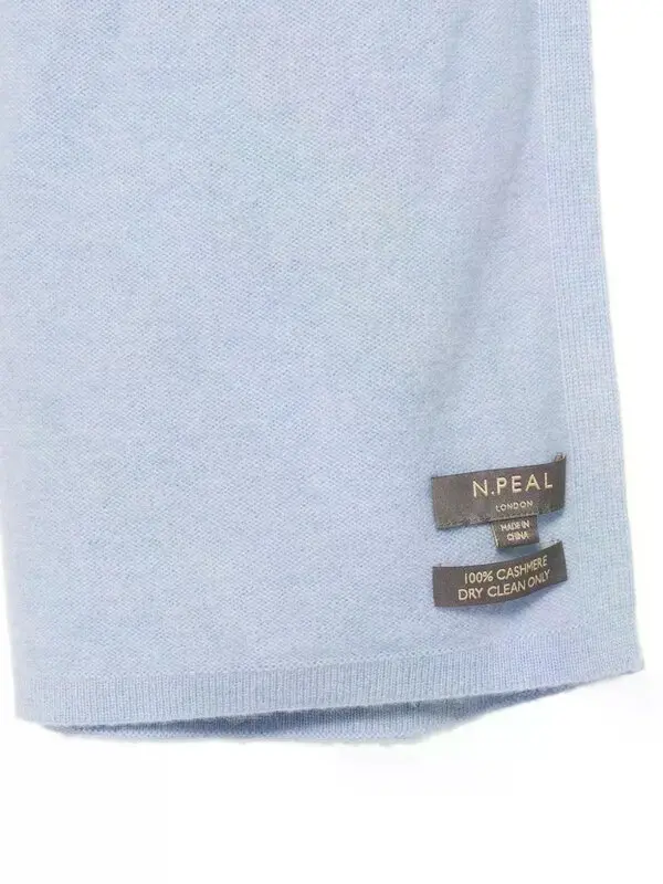 N.peal Cashmere Shawl - Blue