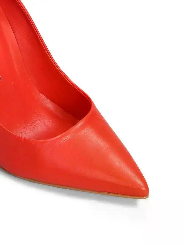 ANDREA CARRANO Leather Pumps - Red