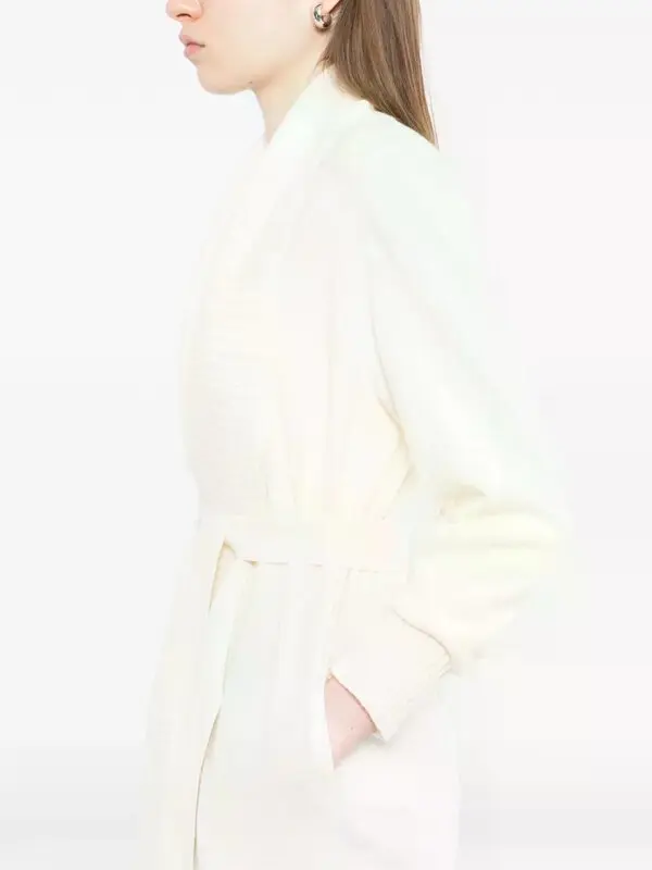 N.peal Rib Placket Cardigan