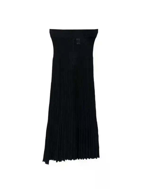 N.peal Pleated Midi Skirt - Blue