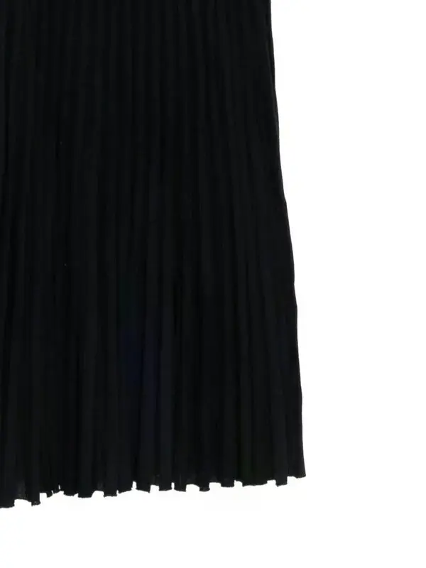 N.peal Pleated Midi Skirt - Blue