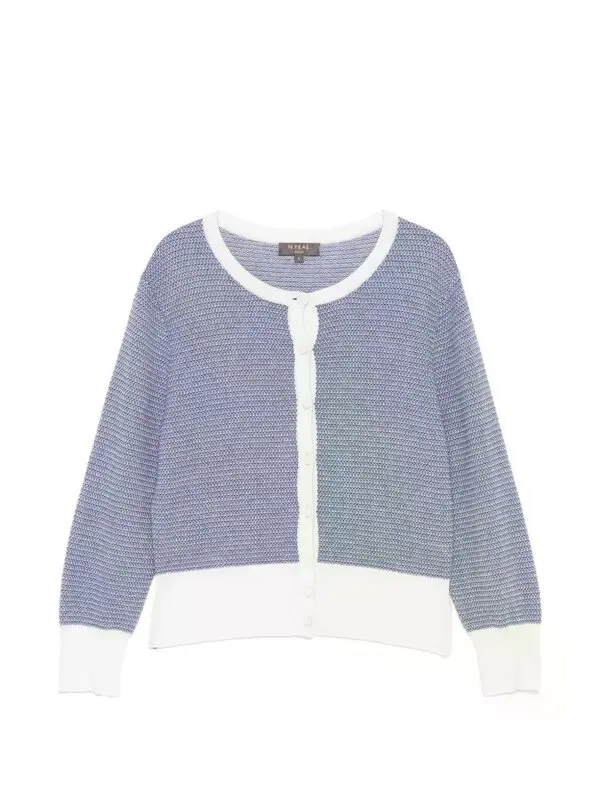 N.peal Jacquard Cardigan