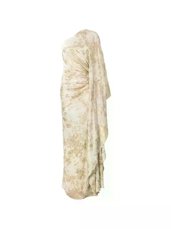 Silvia Tcherassi Afrodita One-shoulder Maxi Dress - Neutrals