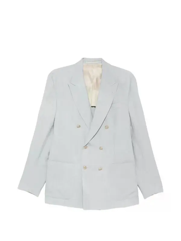 Eleventy Double-breasted Chest-pocket Jacket