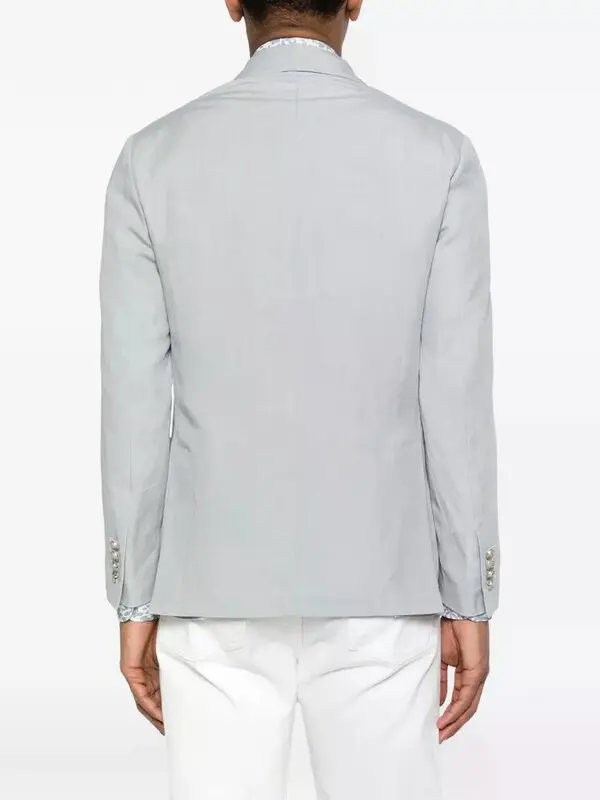 Eleventy Double-breasted Chest-pocket Jacket