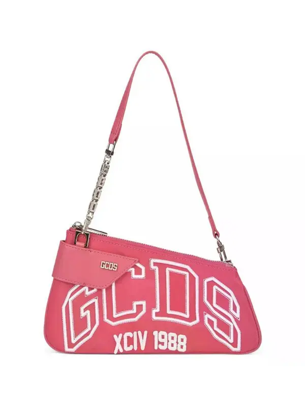 Gcds Shoulder Bag With Chain Embellishment - Pink