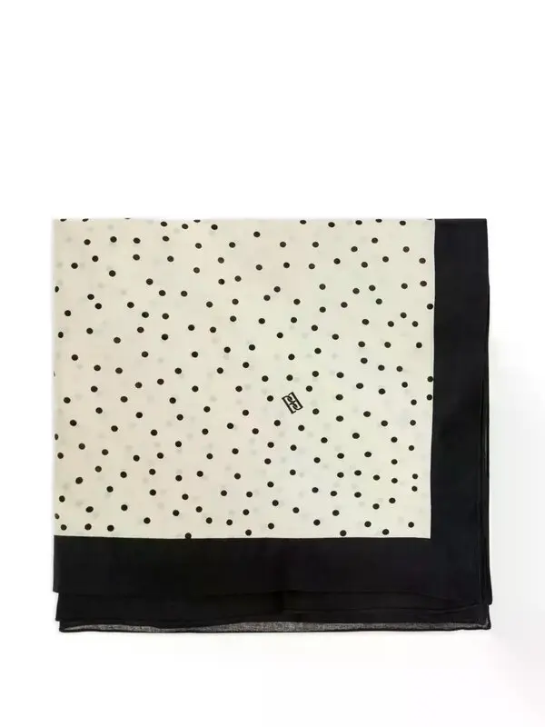 BY MALENE BIRGER Cianna Polka Dot Scarf - Neutrals