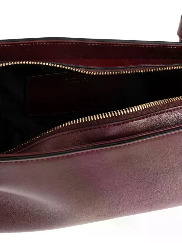 NEOUS Scorpius Knot Leather Shoulder Bag - Brown
