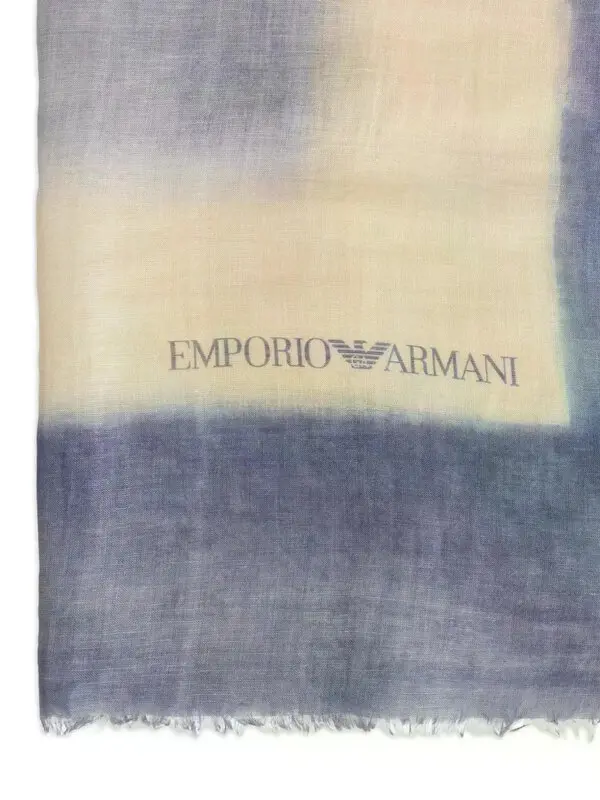 Emporio Armani Faded-effect Scarf