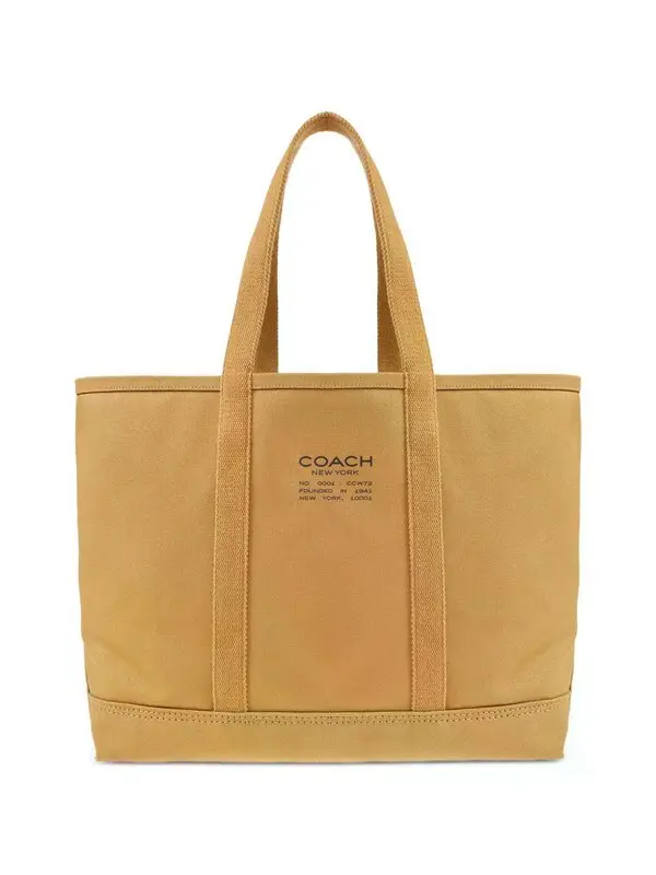 COACH Utility Stitched Detail Tote Bag - Neutrals