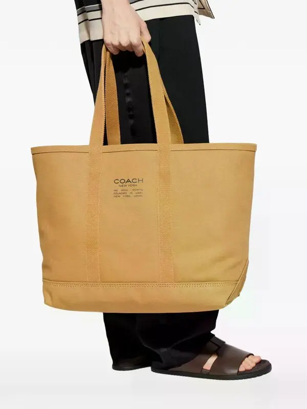 COACH Utility Stitched Detail Tote Bag - Neutrals
