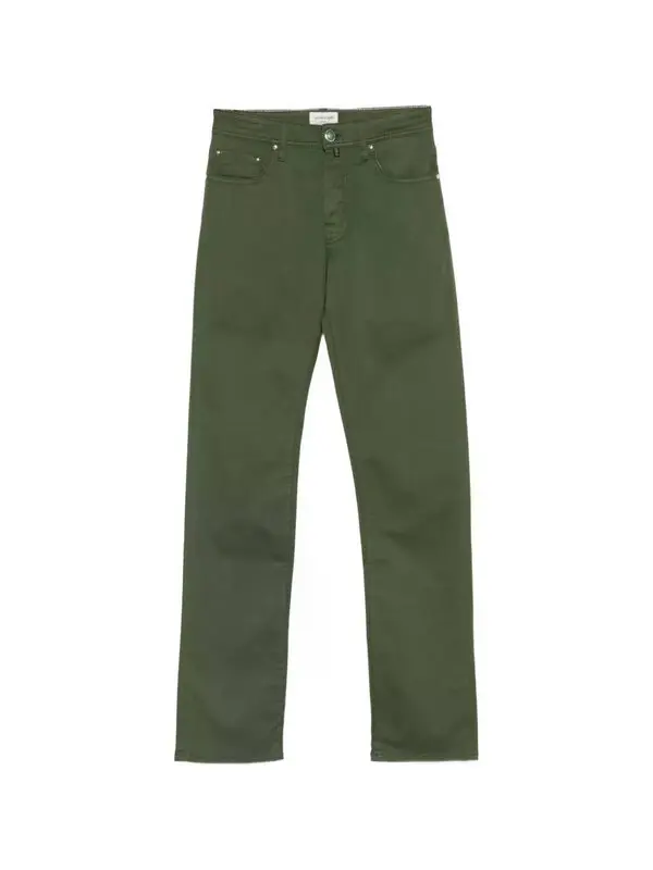 Jacob Cohen Five-pocket Trousers With Stud Detail
