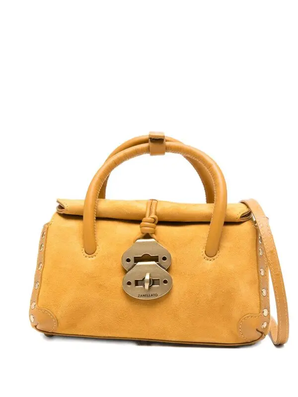 ZANELLATO Dotta Baby Leather Handbag - Yellow