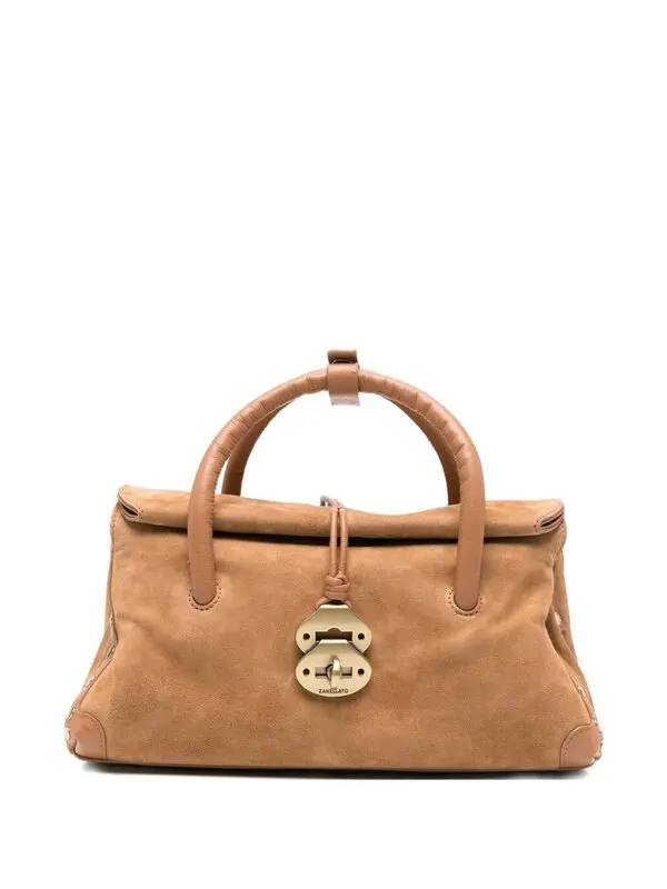 ZANELLATO Dotta Baby Leather Handbag - Brown